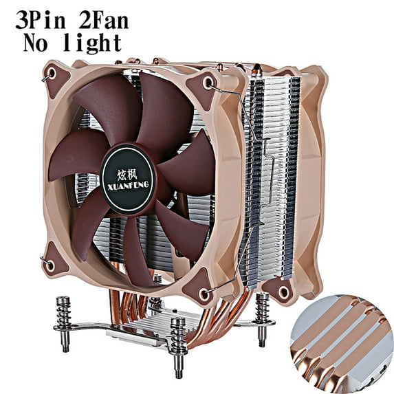 Computer CPU Processor Cooling 120mm Fan 4 Heat Pipe Suitable For ...