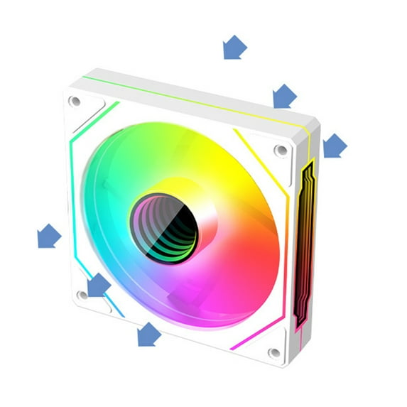 Computer Case Fan ARGB Case Cooling Fan 120mm ARGB Case Cool Fan 4Pin ...