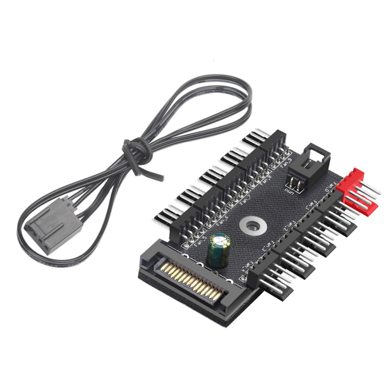 Computer Case Fan Modulators 4Pin PWM Fan HUBs Splitters Speed Adjuster ...
