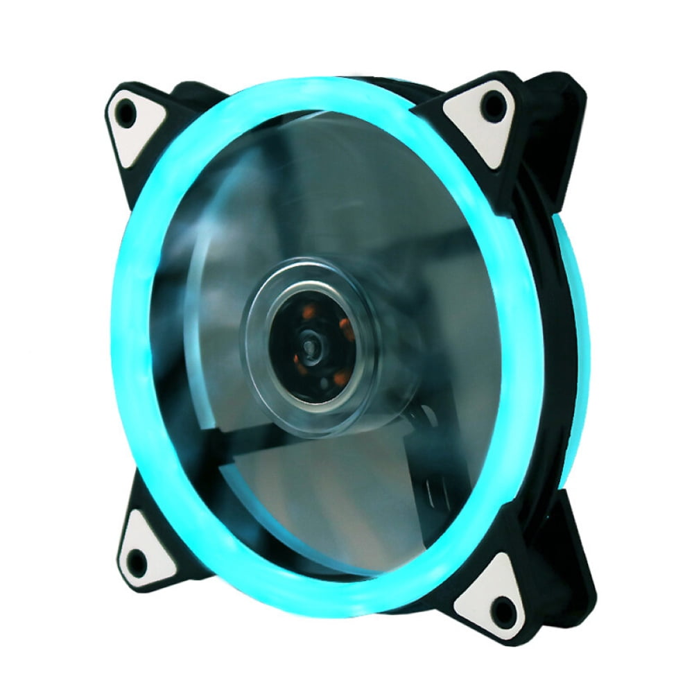 Computer Case Fan Rainbow LED Silent Fan for Computer Cases, CPU ...
