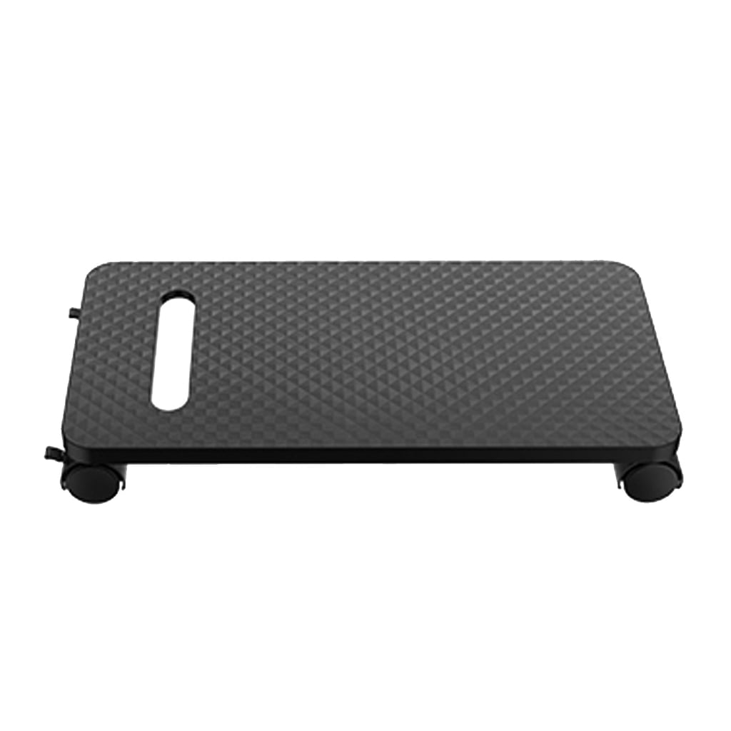 Computer Case Stand with Integrated Brake Wheel and Heightened Base ...