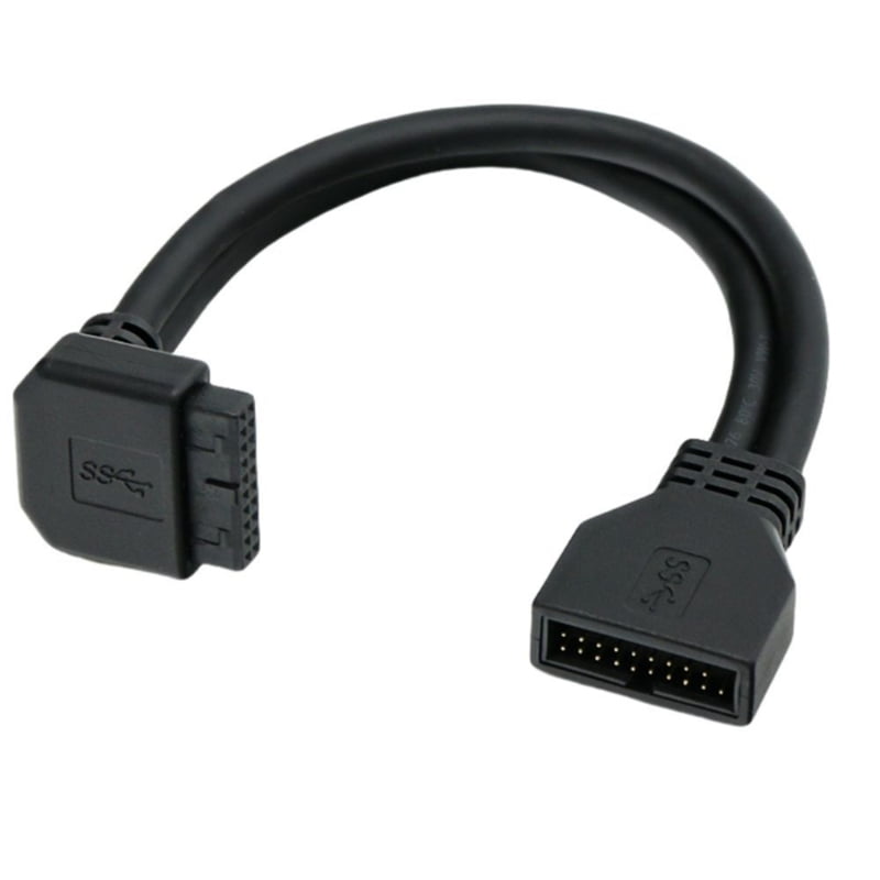 Computer Case USB3.0 Front Header Cable 19Pin 20Pin Wide Compatibility ...