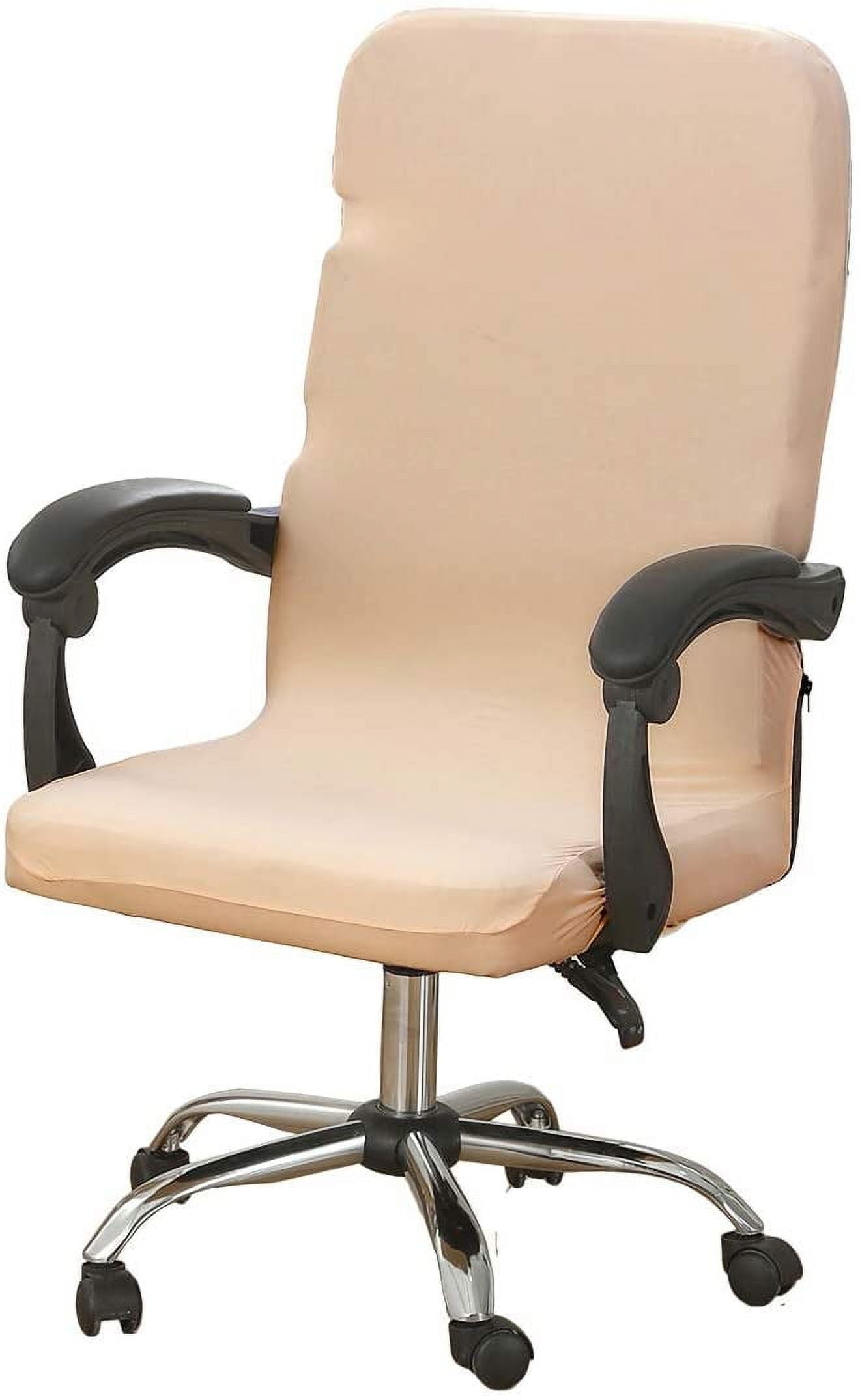 Computer Chair Cover,High Back Stretchable Office Chair Covers,Soft Fit ...