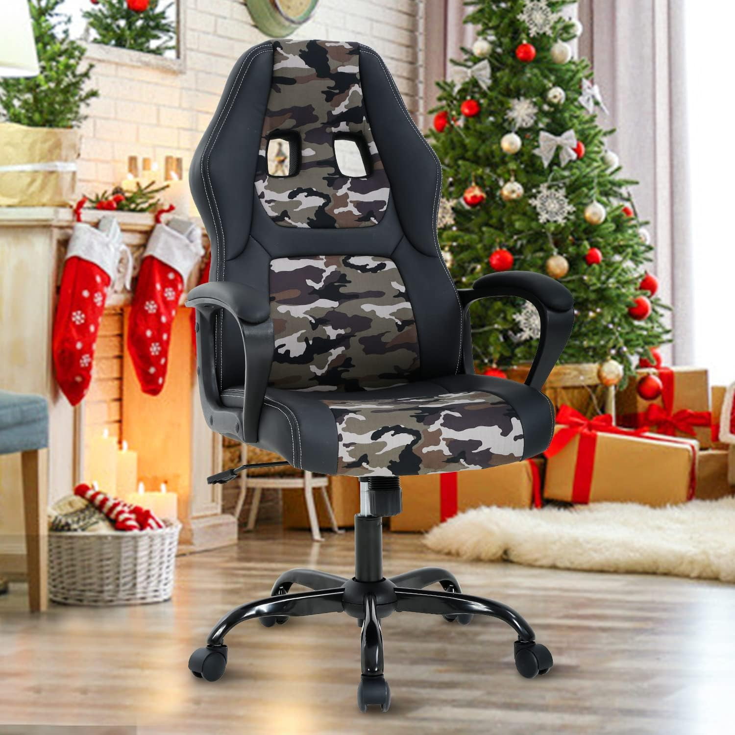 Computer Chair Ergonomic Desk Chair, Racing Gaming Chair with Armrest ...