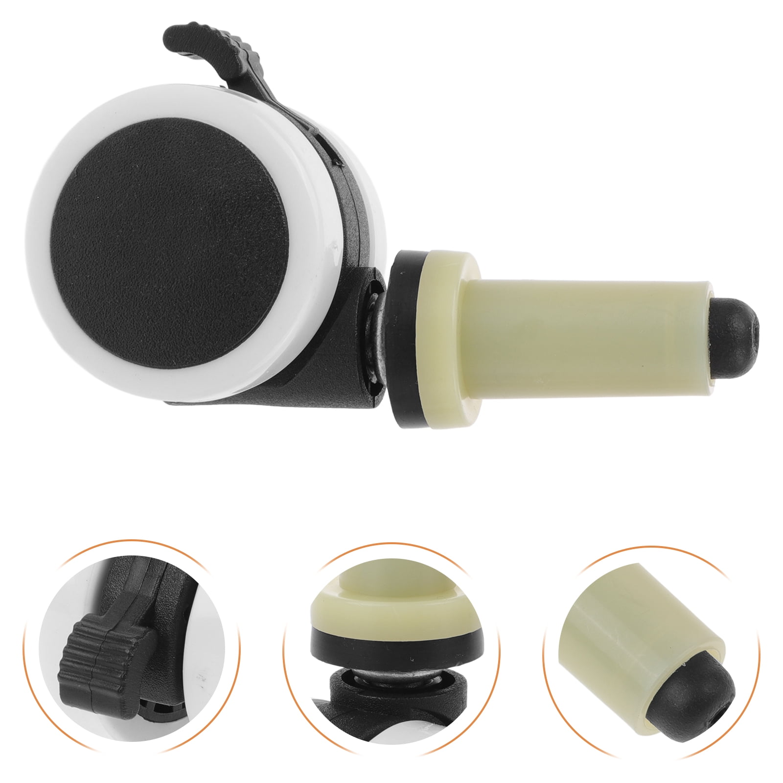 Computer Chair Wheels,4Pcs High Chair Wheels Baby Chair Chair Wheel ...