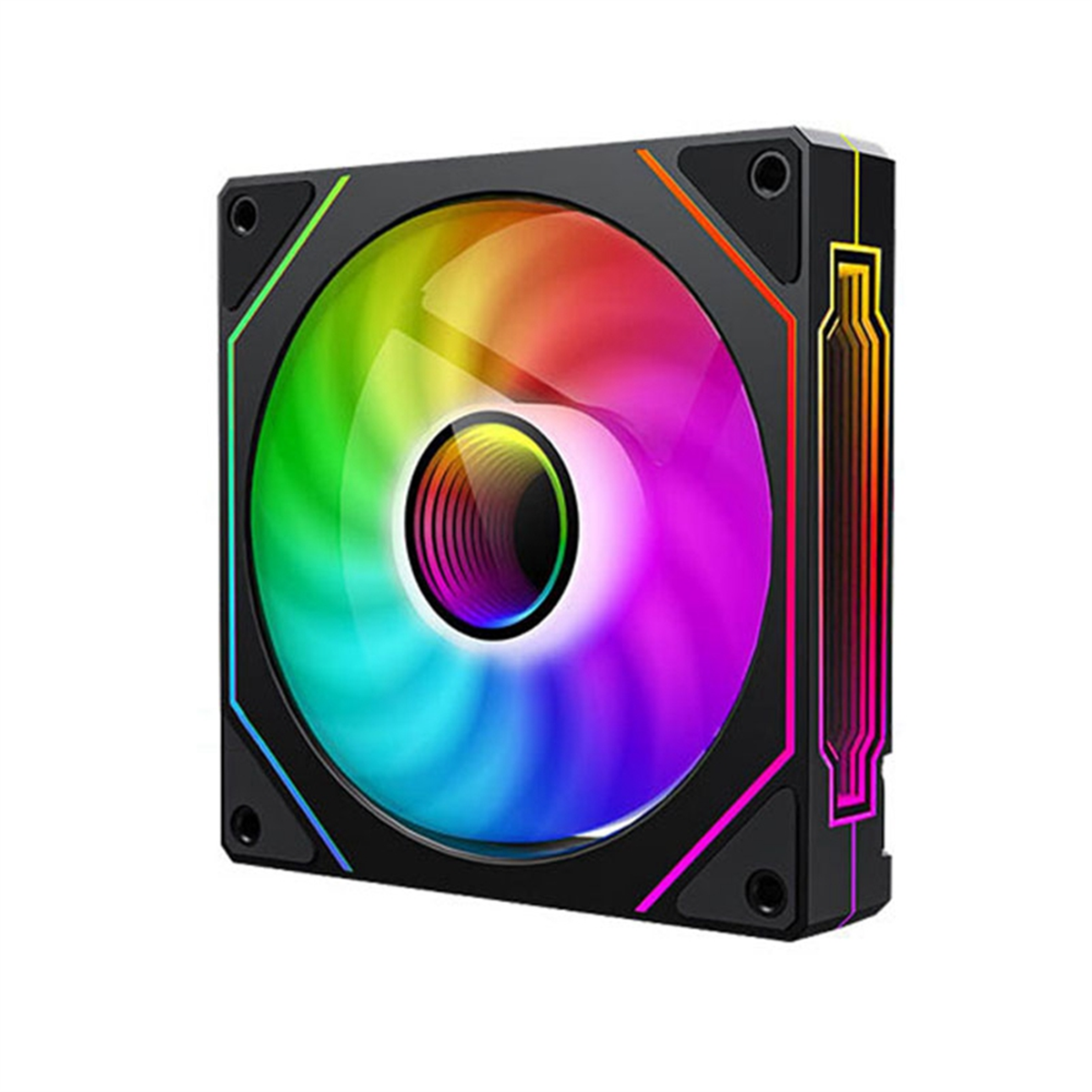 Computer Chassis Fan ARGB Cooling Fan 12CM 5V 4Pin PWM Quiet Cooling ...