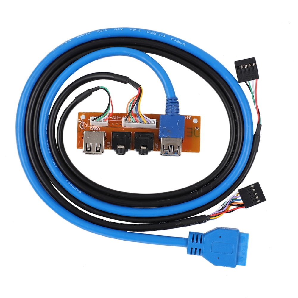 Computer Chassis Front Panel, Usb3.0/2.0 Audio Panel With Cable, Fine ...