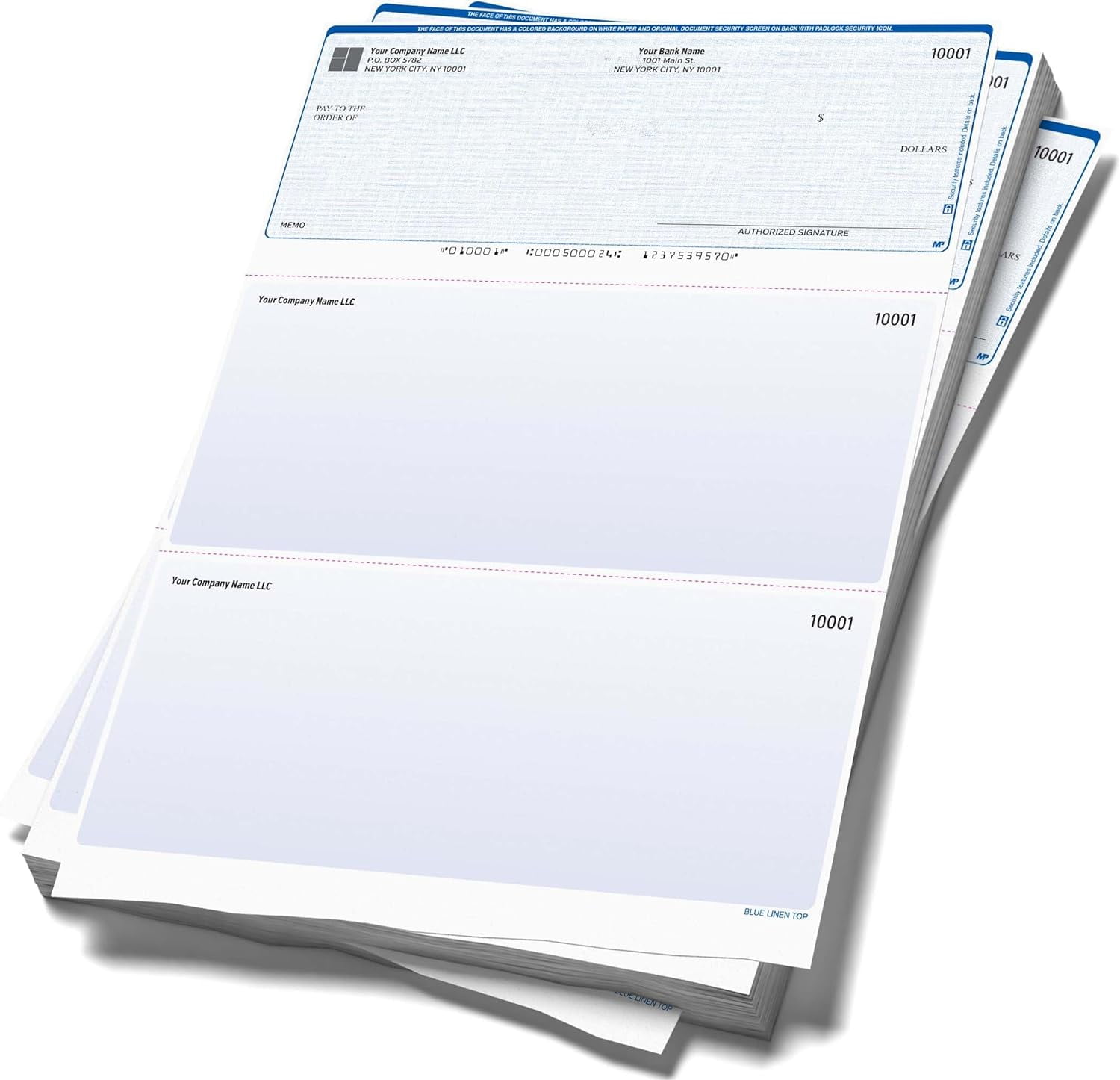 Computer Checks Compatible W/QB Check On Top [500 Sheets] - Walmart.com