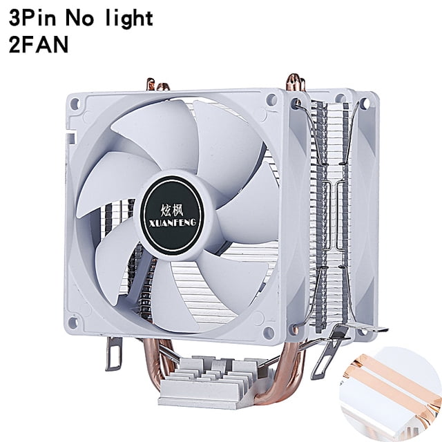 Computer Cooler Processor 2/4/6 Heat Pipe Air-cooled CPU Cooling Fan ...