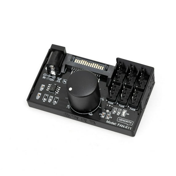 Computer Cooling Fan Speed Controller Fan Support Full For NAS Server 4 ...