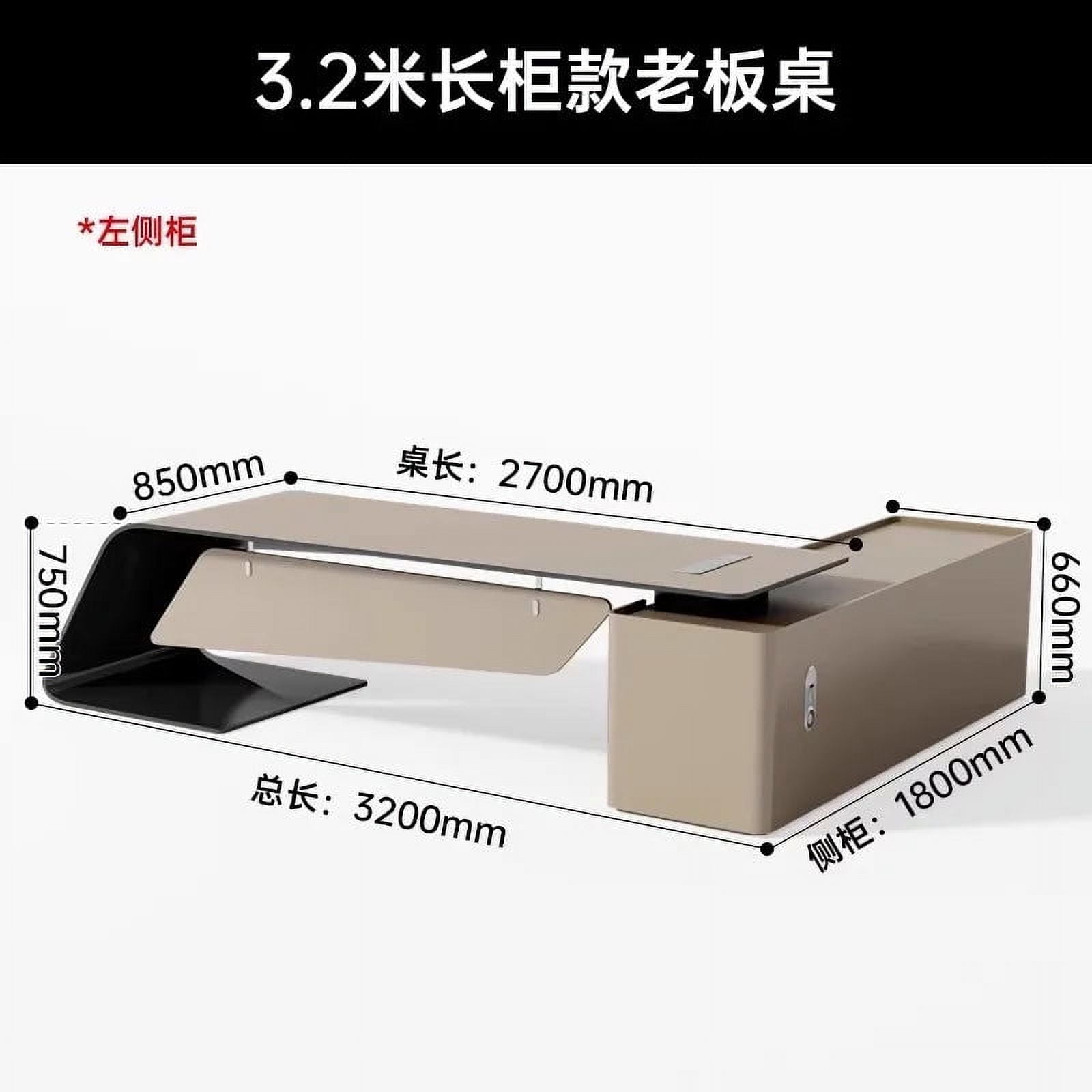 Computer Counter L Shape Work Table Corner Desktop Executive Office ...