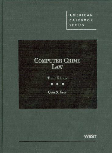 Pre-Owned Computer Crime Law (Hardcover) 0314281363 9780314281364 ...