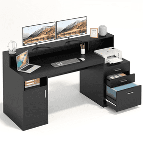 Black Desk Shelf