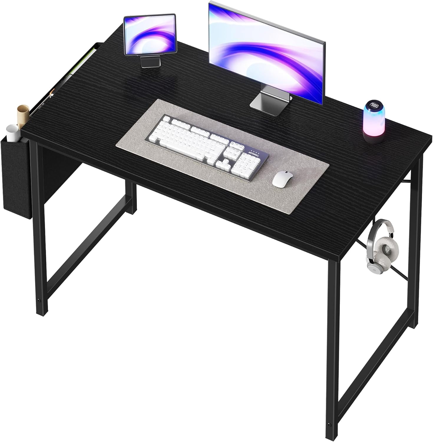 Computer Desk 44 Inch Home Office Desks for Small Spaces, Gaming ...