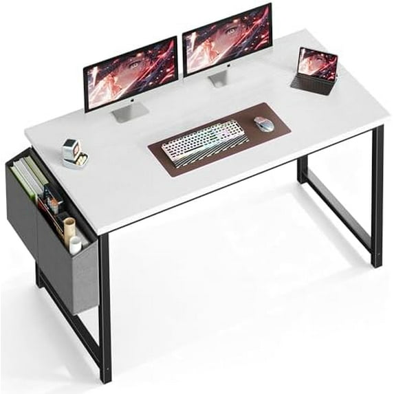 Computer Desk 47 Inch Home Office Desks for Small Spaces, Gaming ...