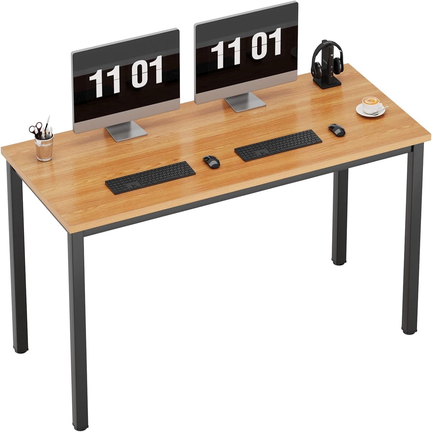 Computer Desk 47 inch Home Office Desk Modern Simple Style Home Office ...