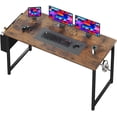 Computer Desk 55 Inch Home Office Desks for Small Spaces, Gaming ...