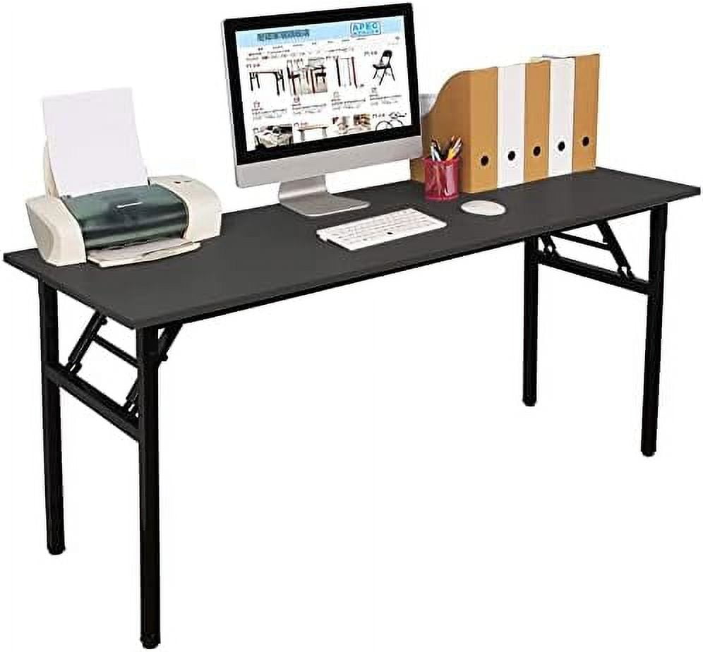 Computer Desk 62 Inch Modern Simple Style Folding Tables Office Writing ...