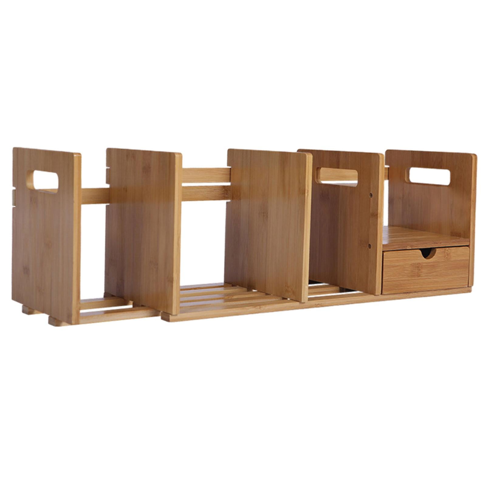 Computer Desk Bookshelf Organizer Countertop Bookcase Office Organizer ...