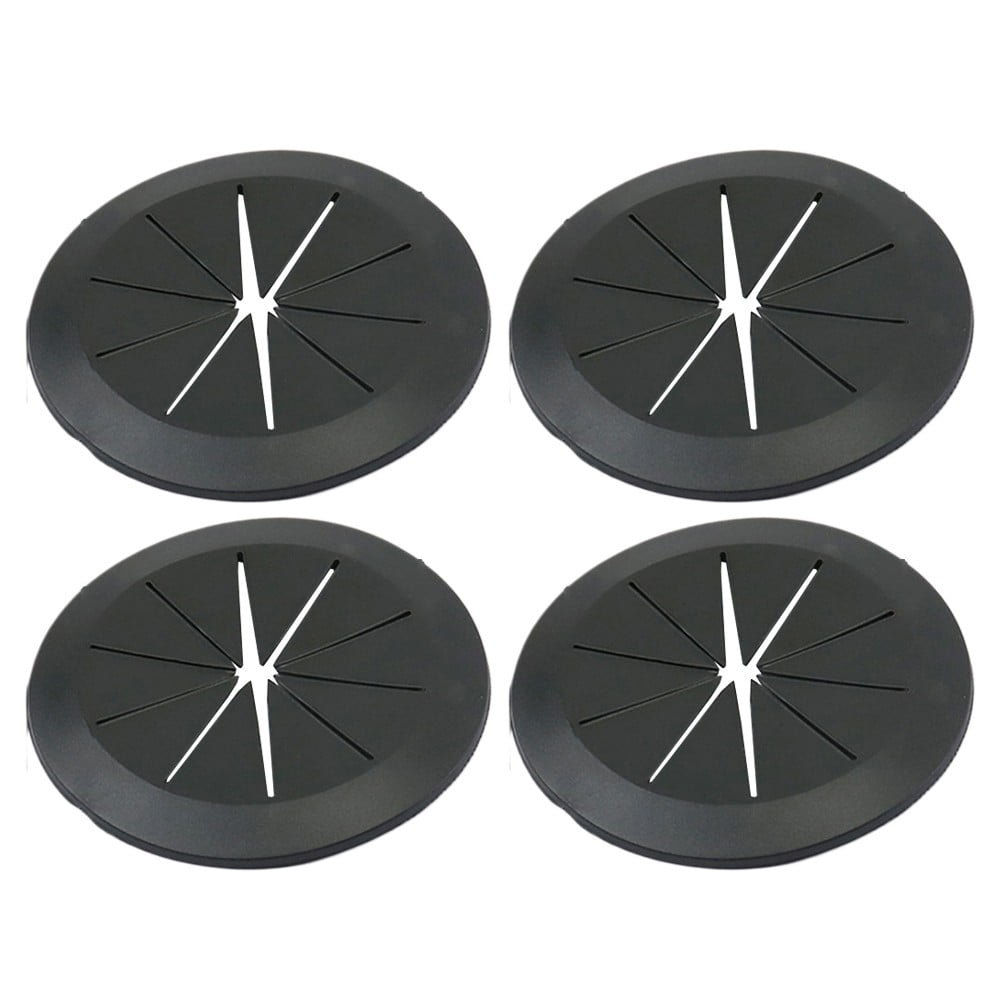 Computer Desk Cable Management Hole Cover 60mm PVC Wire Organizer 4 ...