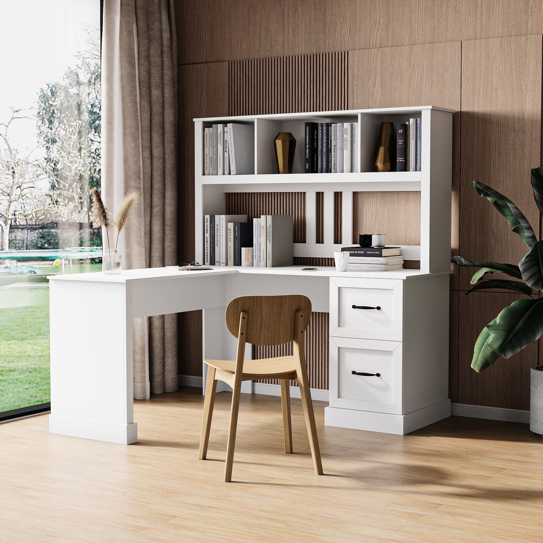 Computer Desk | Economic Option, Multiple Storage Solutions | Easy to ...