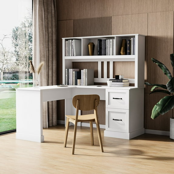 Computer Desk | Economic Option, Multiple Storage Solutions | Easy to ...