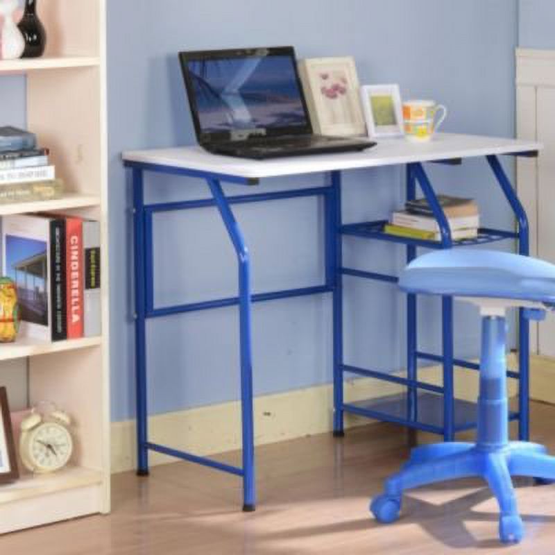 Computer Desk Finish: Blue - Walmart.com