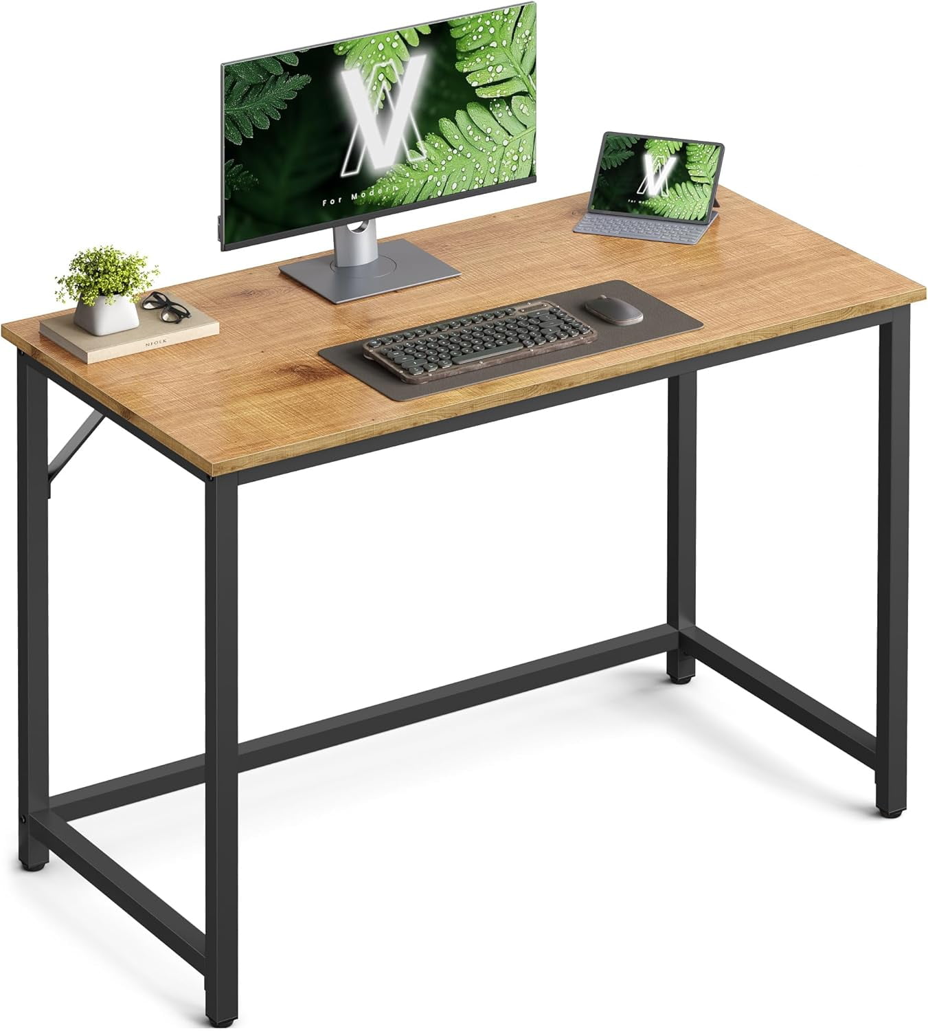 Computer Desk, Gaming Desk, Home Office Desk, for Small Spaces, 19.7 x ...