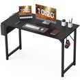 Sturdy Compact Computer Desk, 47 Inch Modern Simple Office Desk with ...