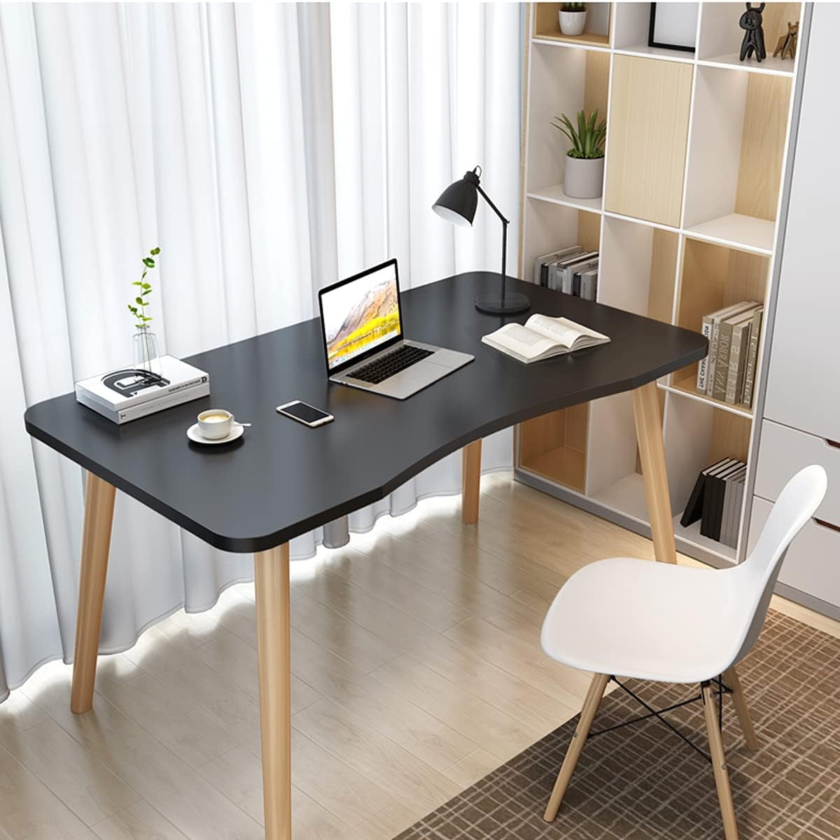 Computer Desk Modern Simple Style for Home Office 31.5 Inch Small Home ...