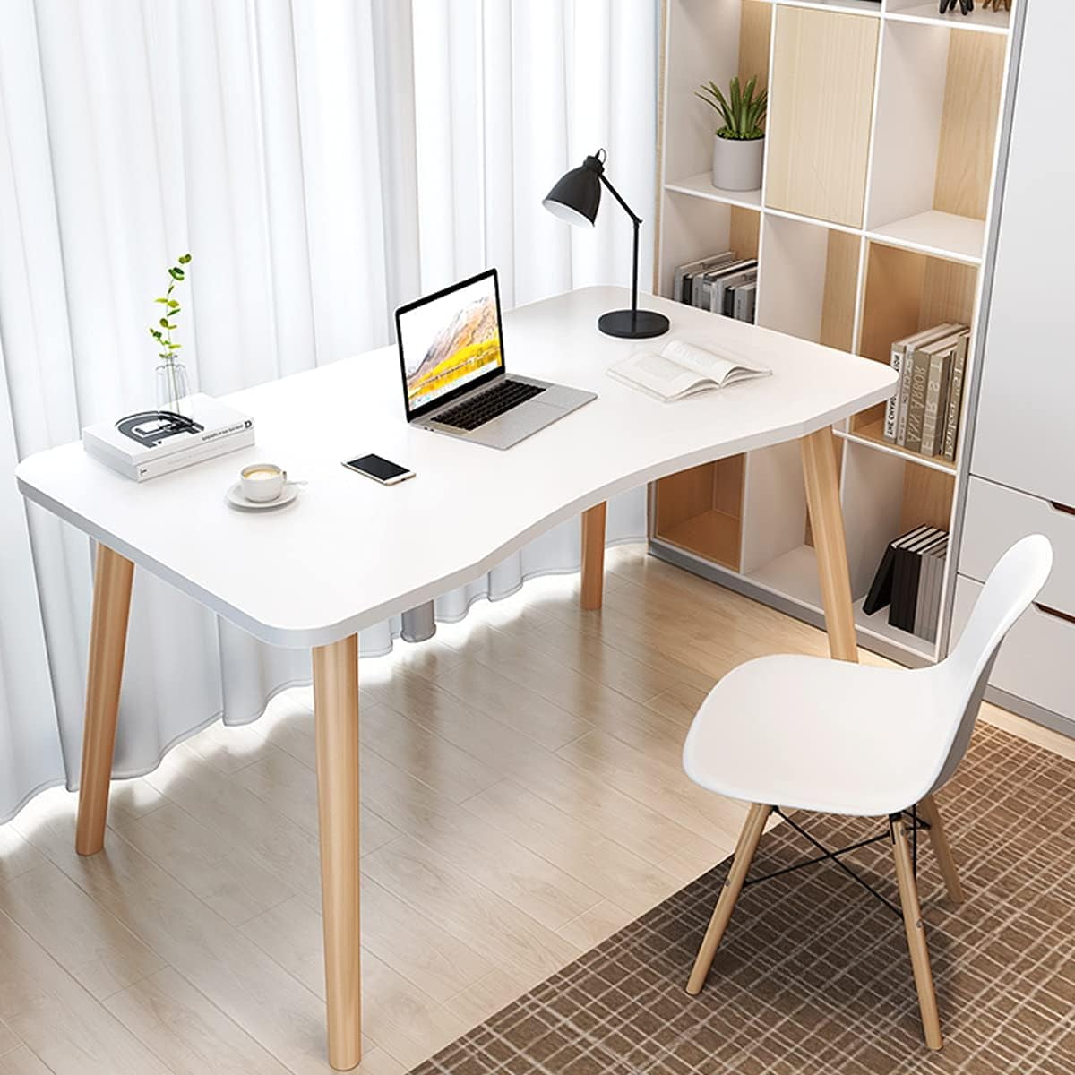 Computer Desk Modern Simple Style for Home Office 39.3 Inch Small Home ...