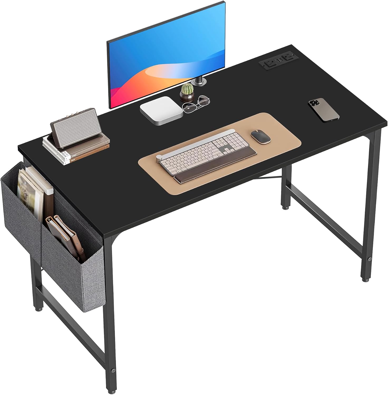 Computer Desk with Power Outlets USB Charging Port Home Office desks ...