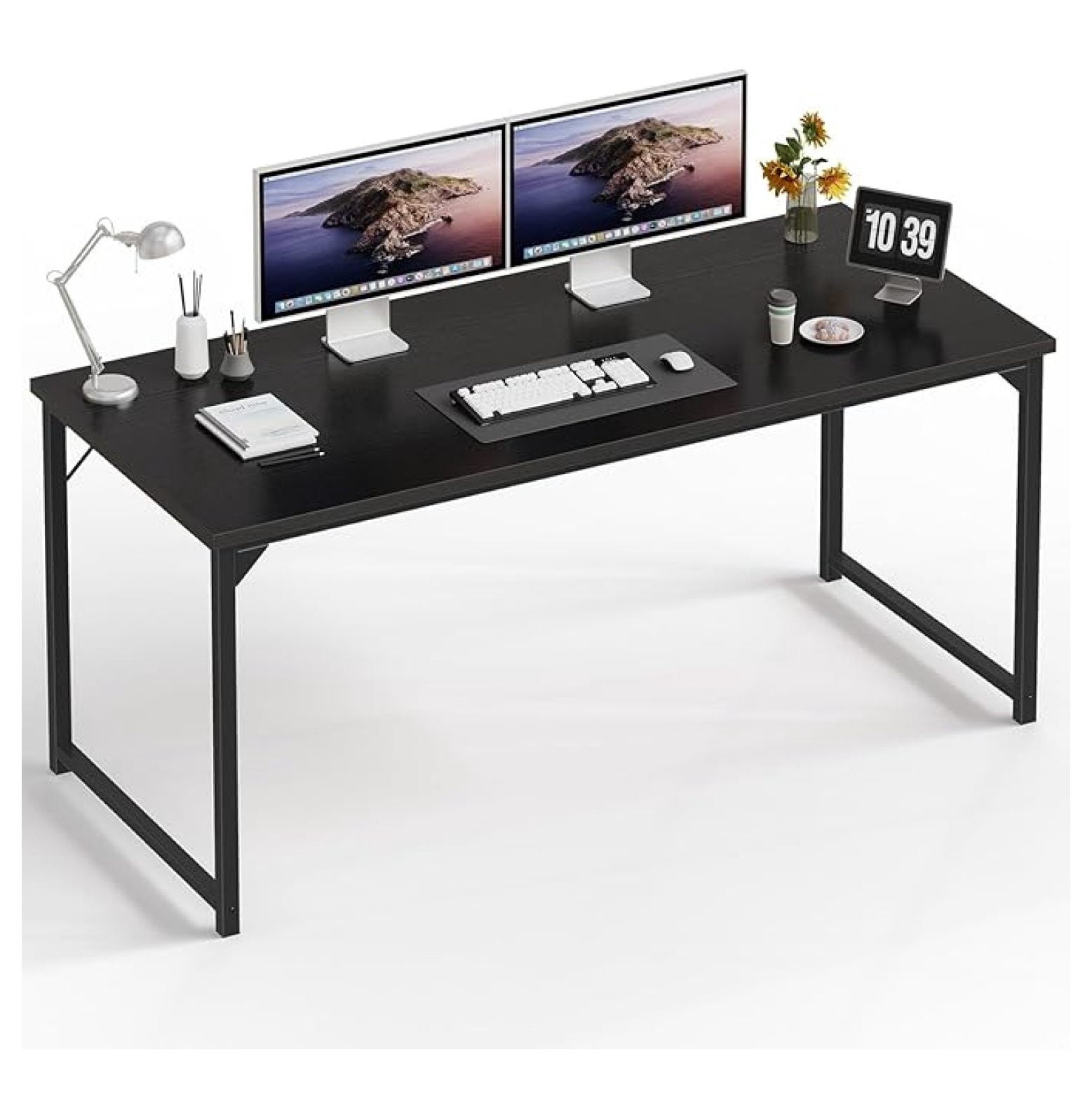 Computer Desk for Bedroom 63 Inch Home Office Desks for Small Spaces ...
