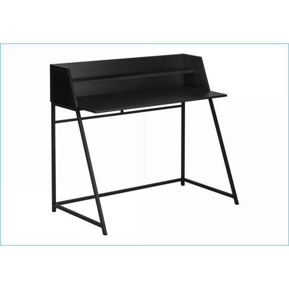 Computer Desk for Home Office, 47.25”L Modern Contemporary, Black ...