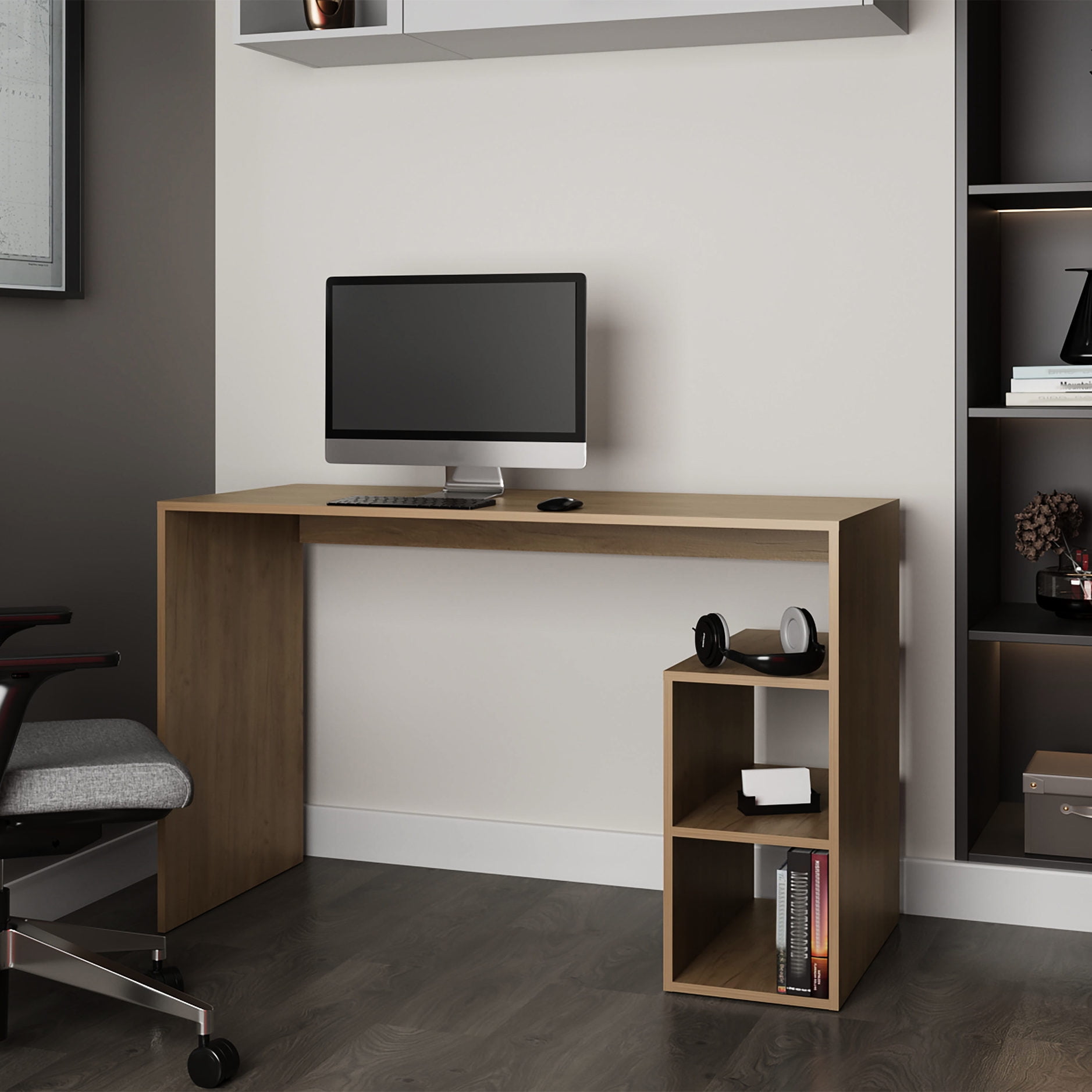 Computer Desk for Office | Functional for Computing, Shelves for Office ...
