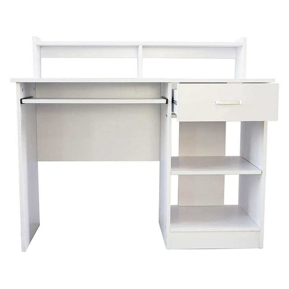 White Desk with Drawers