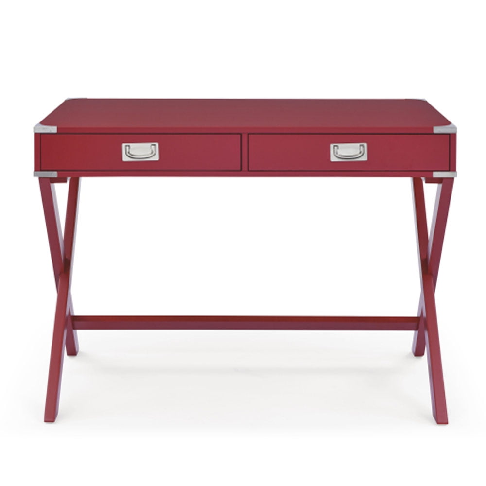 Computer Desk with Storage, Solid Wood Desk with Drawers, Modern Study ...