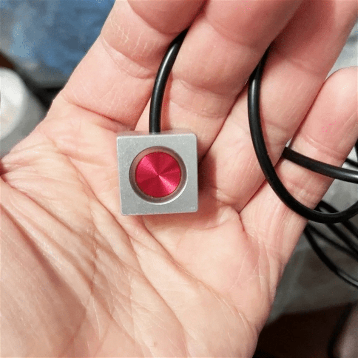 Computer Desktop Switch Button Extension Cable Black & Silver - Walmart.com