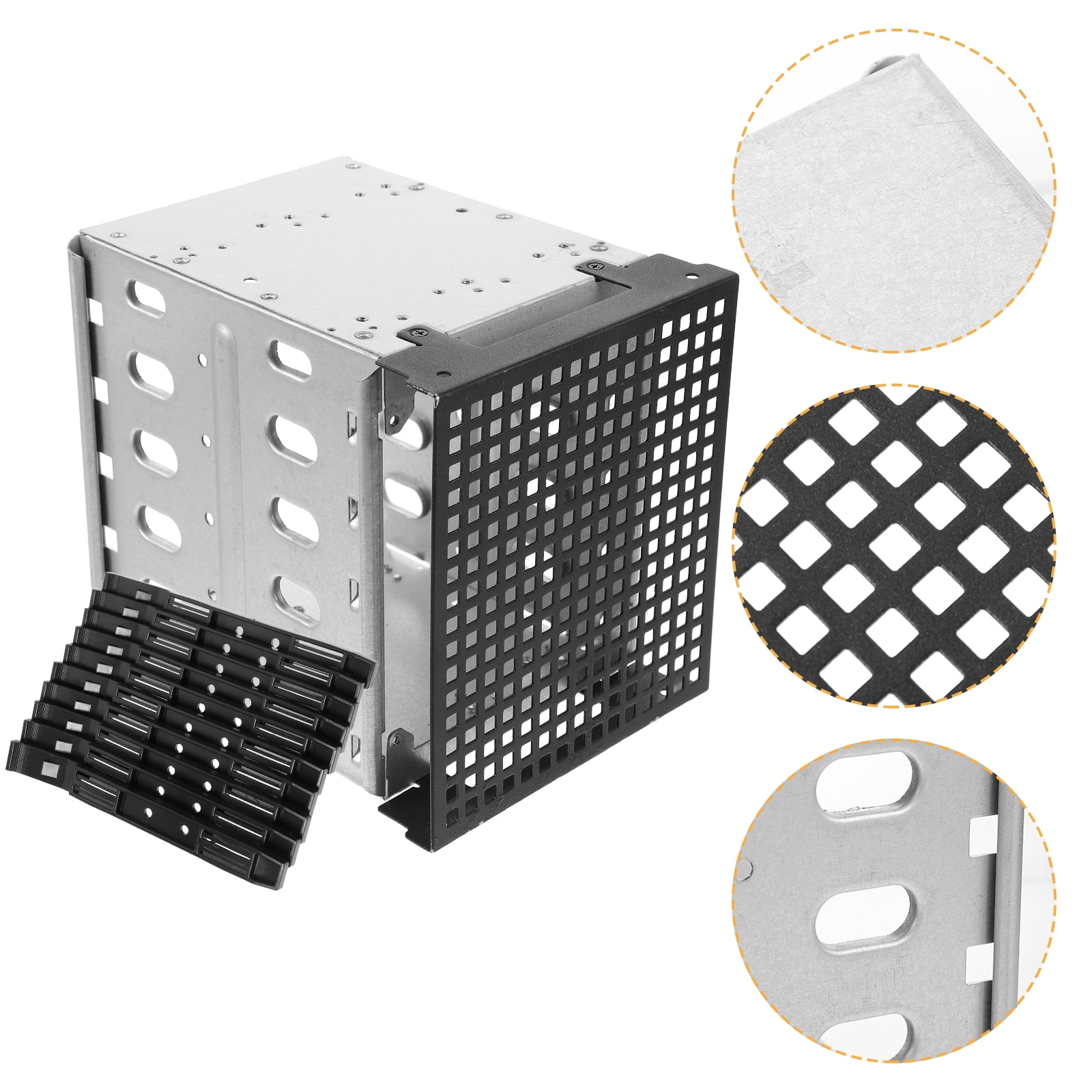 Computer Disc Racks HDD Cage Hard Drive Organizer - Walmart.com