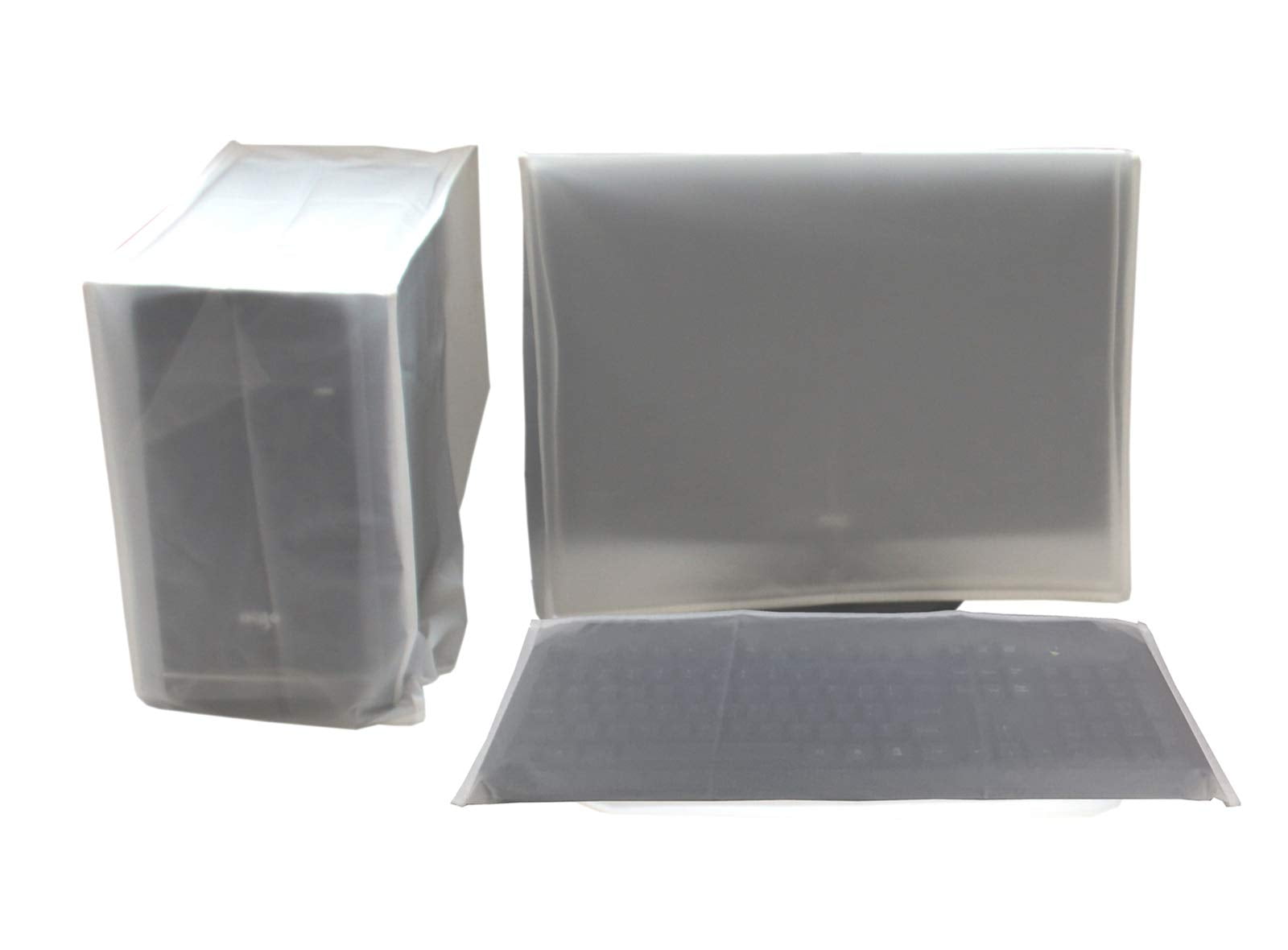 Computer Dust Cover, SZBRO Monitor +Keyboard+CPU Tower Desktop 3 Pieces ...