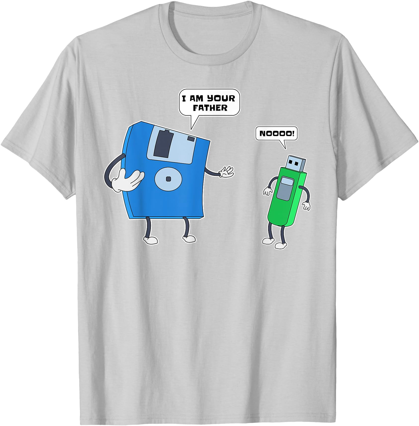 Computer Engineering Father & Son Floppy Disk Engineer Softstyle Unisex T-Shirt,Ice Grey Color ...
