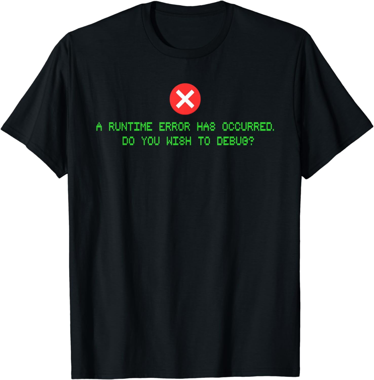 Computer Error Shirt for Programmer, Game Designer and Coder T-Shirt ...