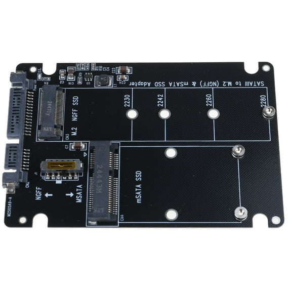 Computer Expansion Card SATA3 to NGFFs MSATA Adapter Card for Computers ...