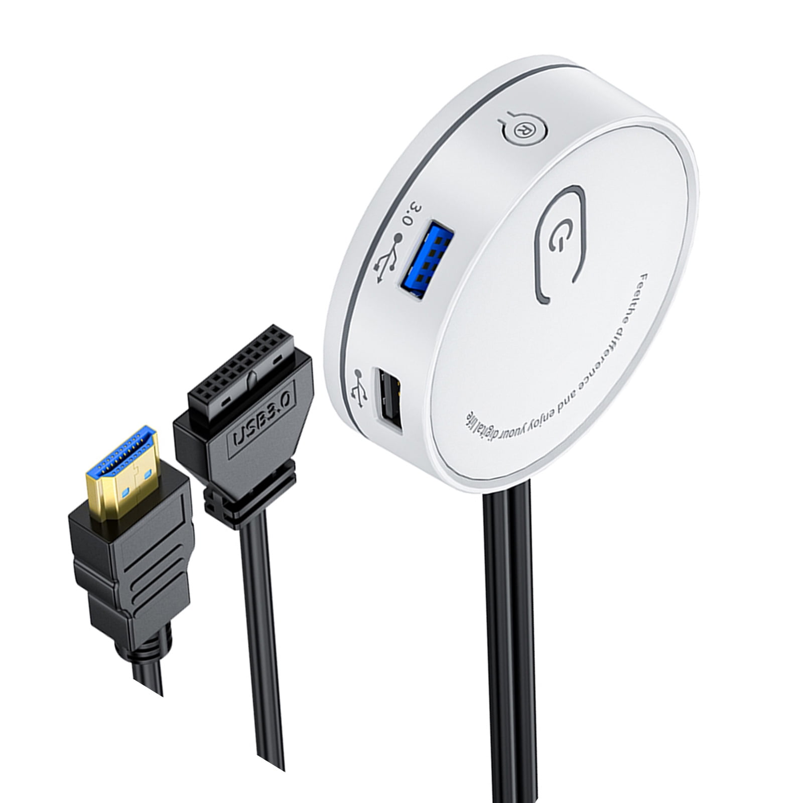 Computer External Power Switching with USB Expansion and 3.5mm Auditory ...