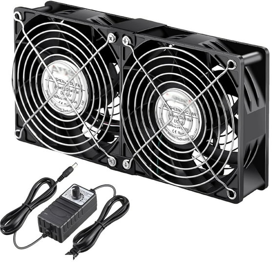Computer Fan Powerful Big Airflow Variable Speed For CPU Mining Rig ...