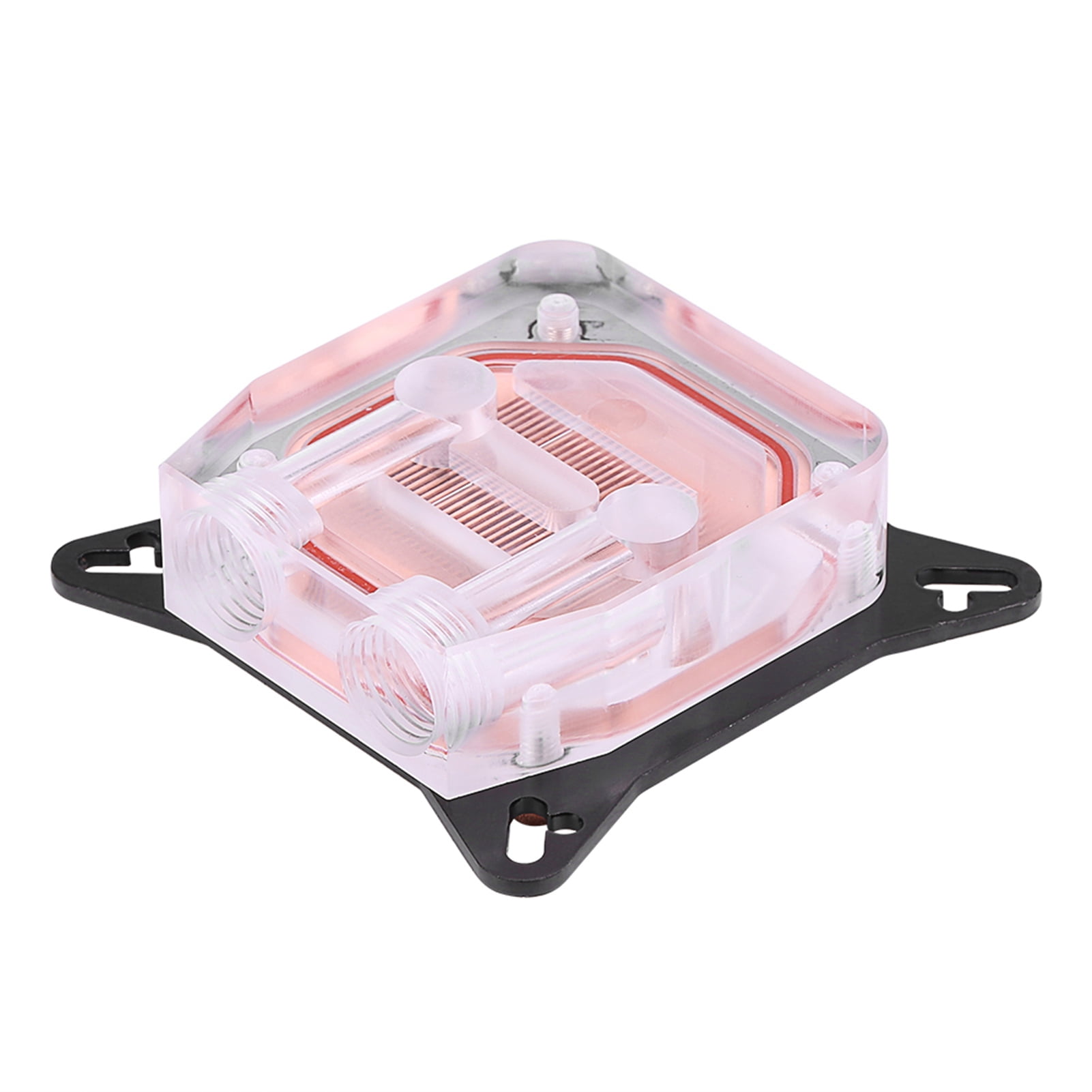Computer GPU Water Cooler Cooling Block Copper Base POM Cover with ...