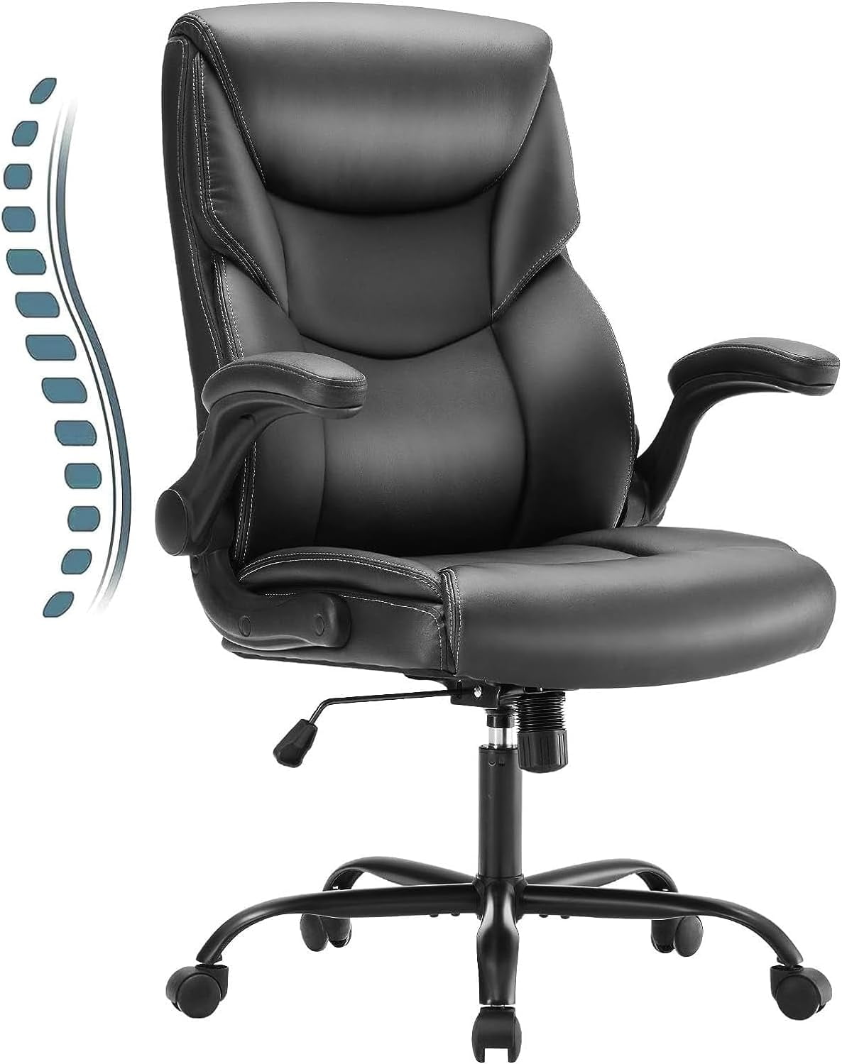 Computer Gaming Chair, Ergonomic Office Chair Heavy Duty Task Desk ...