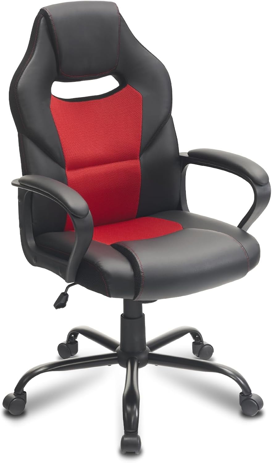 Computer Gaming Chair, Ergonomic PU Leather Gamer Chair with Comfy ...