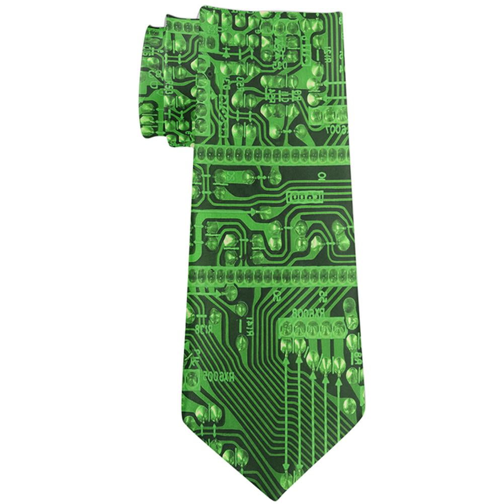 Computer Geek Circuit Board All Over Neck Tie - Walmart.com