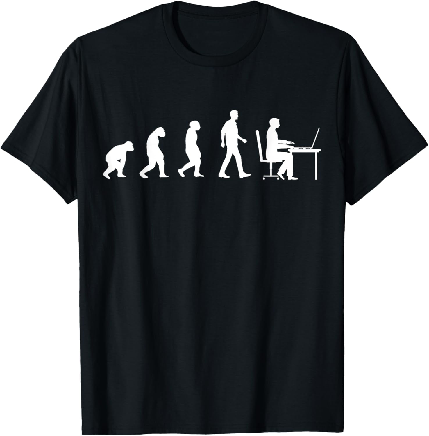 Computer Geek Evolution IT Computer Repair Technician Nerd T-Shirt ...